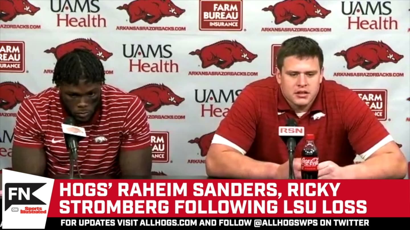 Raheim Sanders, Ricky Stromberg Recapping LSU Loss - Sports Illustrated ...
