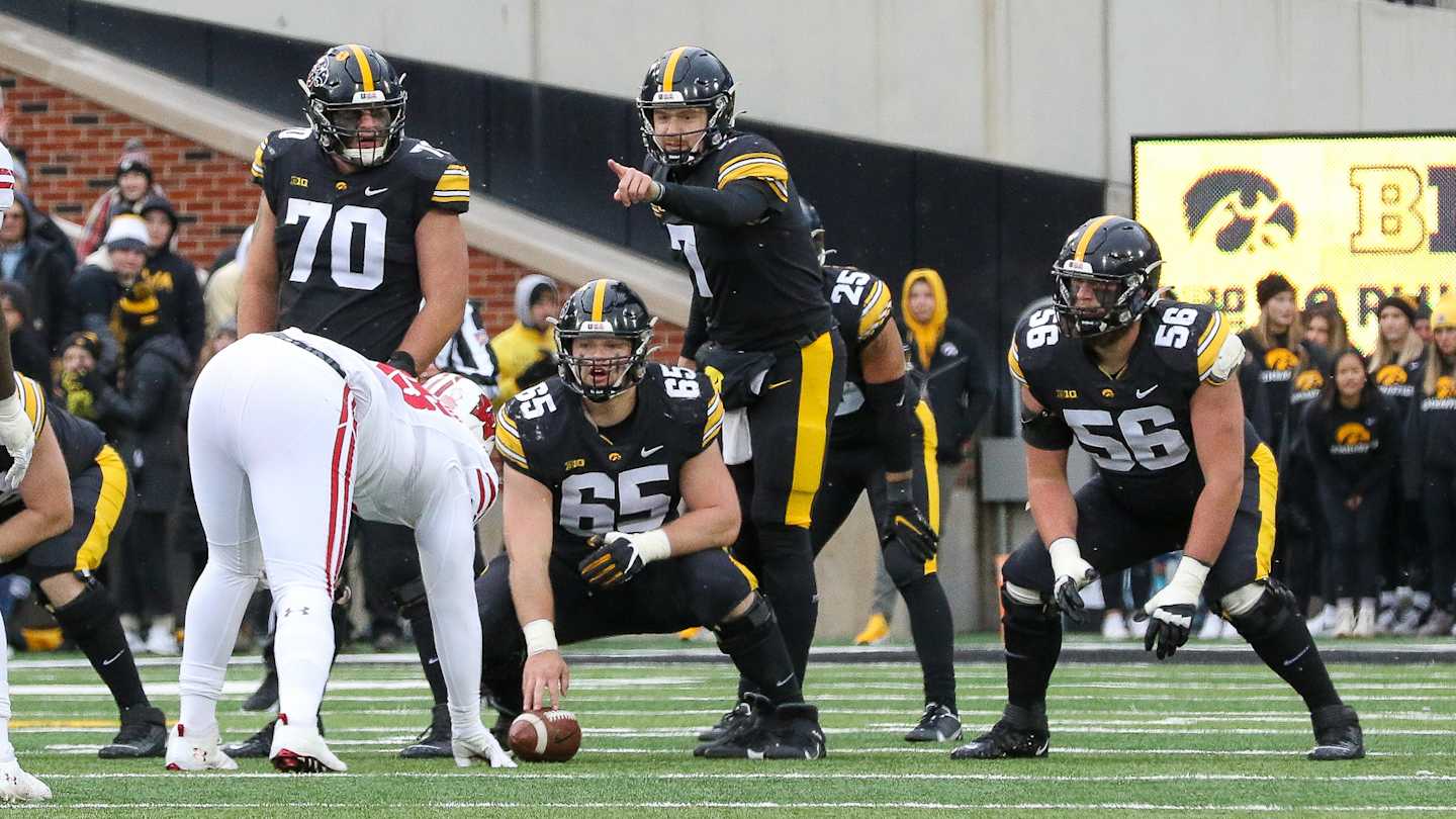 Logan Jones Readying for Next Step at Center - Sports Illustrated Iowa ...