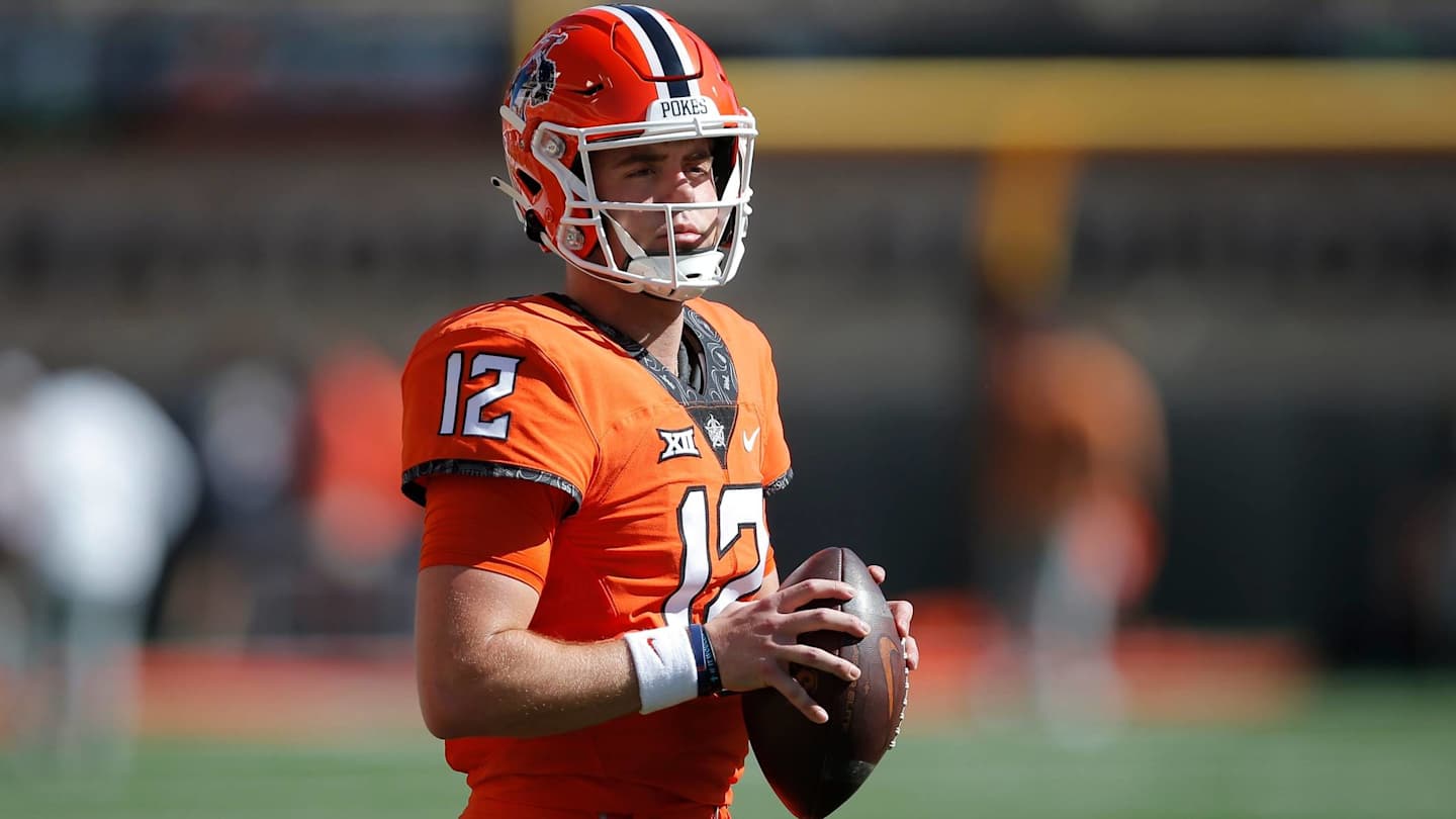 Mike Gundy’s Son to Start at Quarterback for Oklahoma State Saturday ...