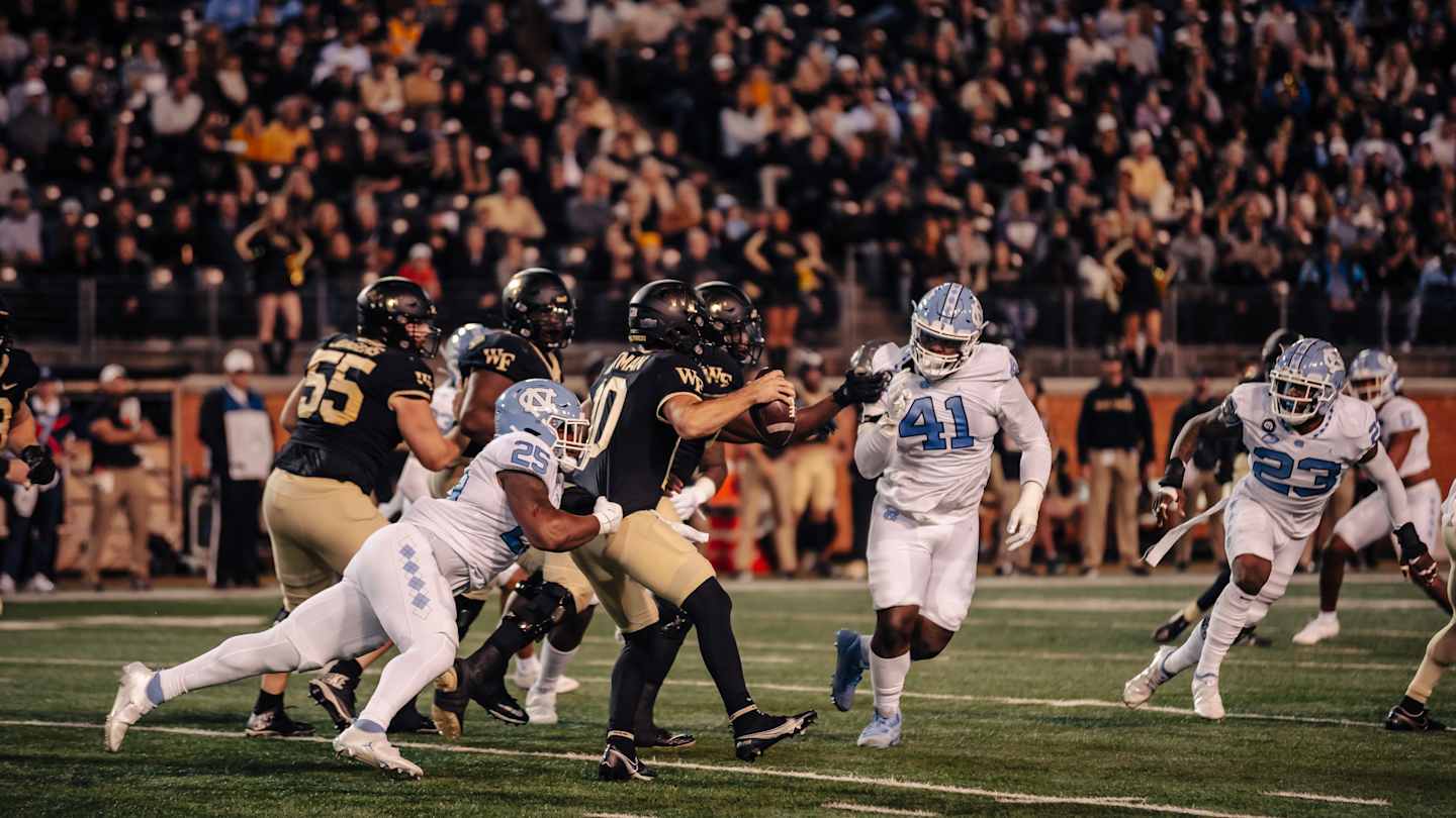 Key Stats from Wake Forest's 36-34 loss to UNC - Sports Illustrated ...