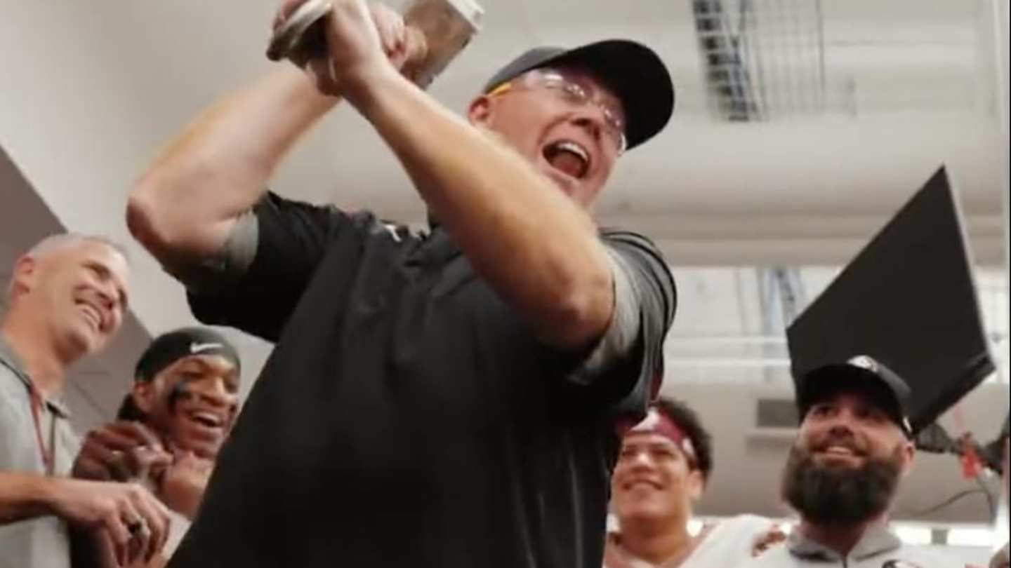 WATCH: Adam Fuller becomes the first coach to break the rock - Sports ...