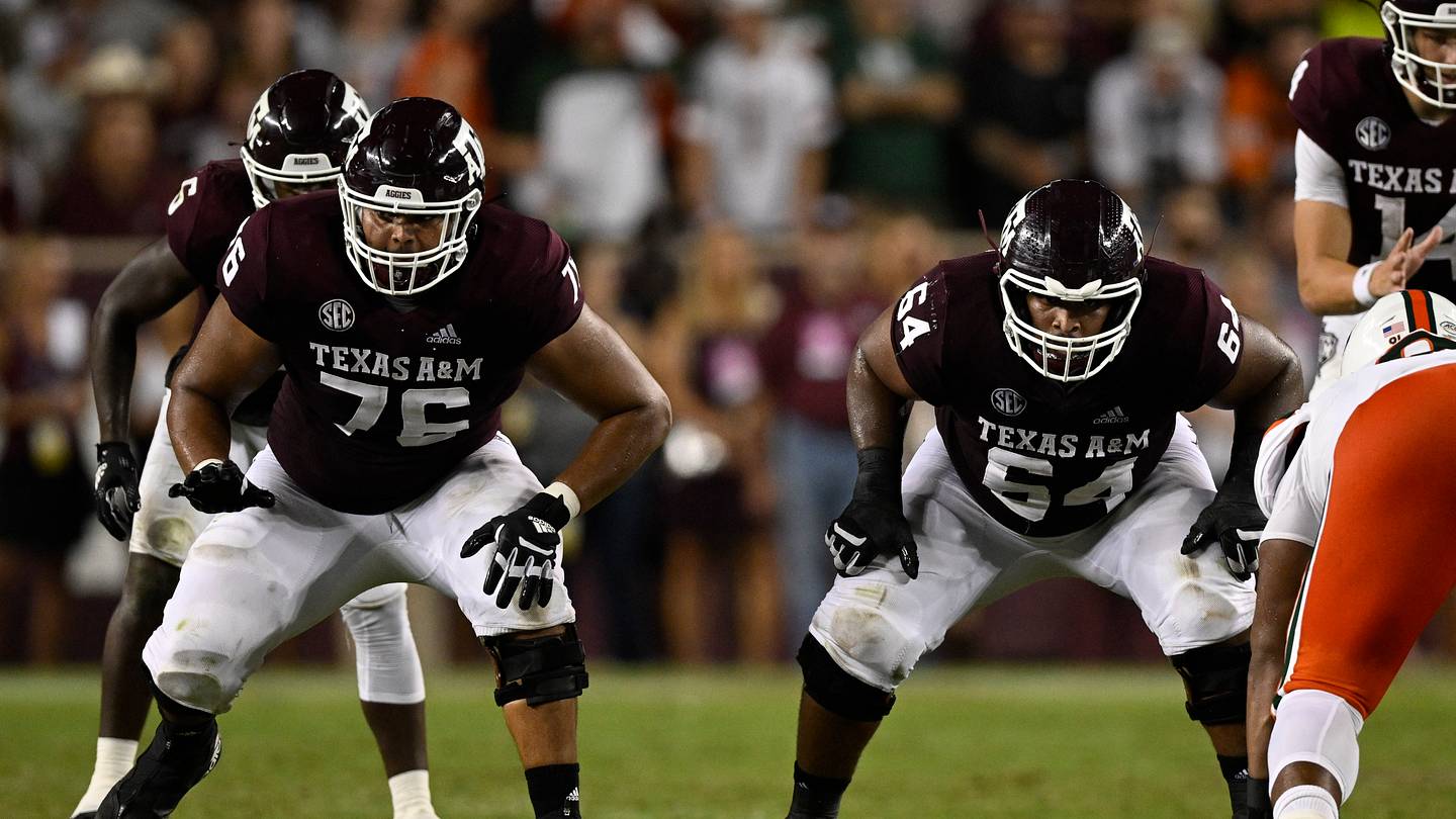 Texas A&M Aggies Offensive Line Remains Underlying Factor In Rematch ...