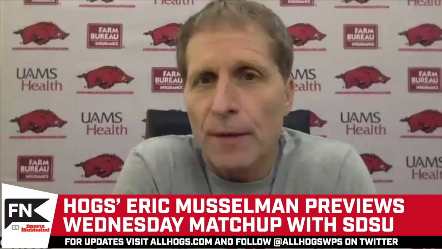 Hogs' Eric Musselman on South Dakota State Game - Sports Illustrated ...
