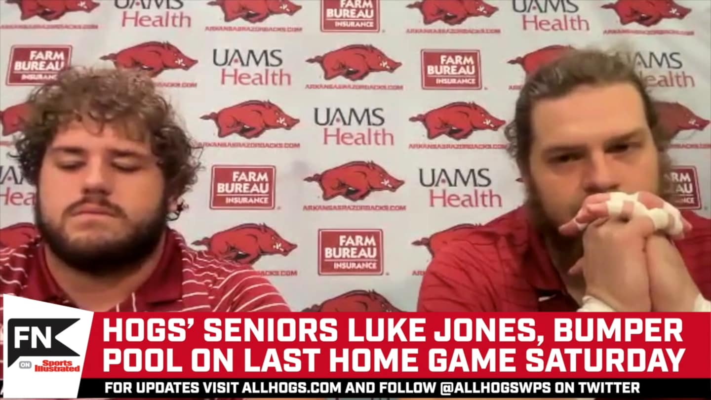 Hogs' Luke Jones and Dalton Wagner on Last Home Game - Sports Illustrated All Hogs News ...