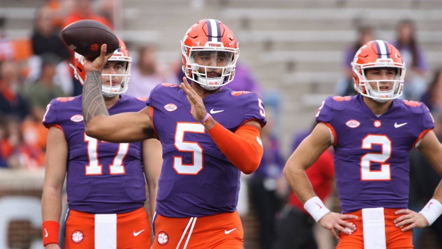 Clemson Tigers QB DJ Uiagalelei Enters Transfer Portal - Sports ...