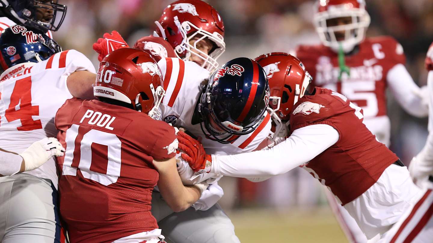 HALFTIME UPDATE: Ole Miss Trails Arkansas 35-6 After Nightmare First Half in Fayetteville - The ...