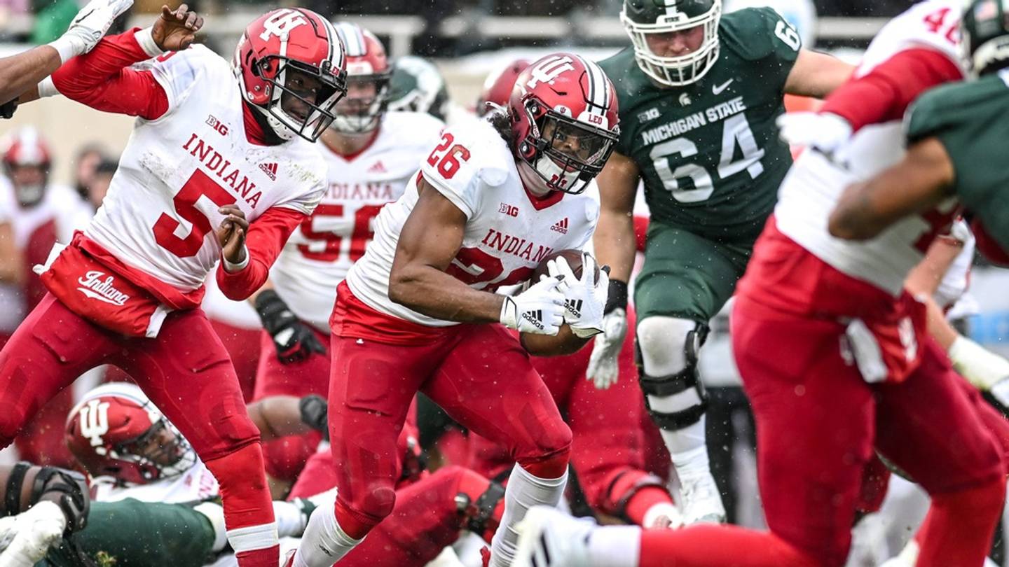 Indiana Offensive Line Paves Way for Season-High Rushing Numbers At ...