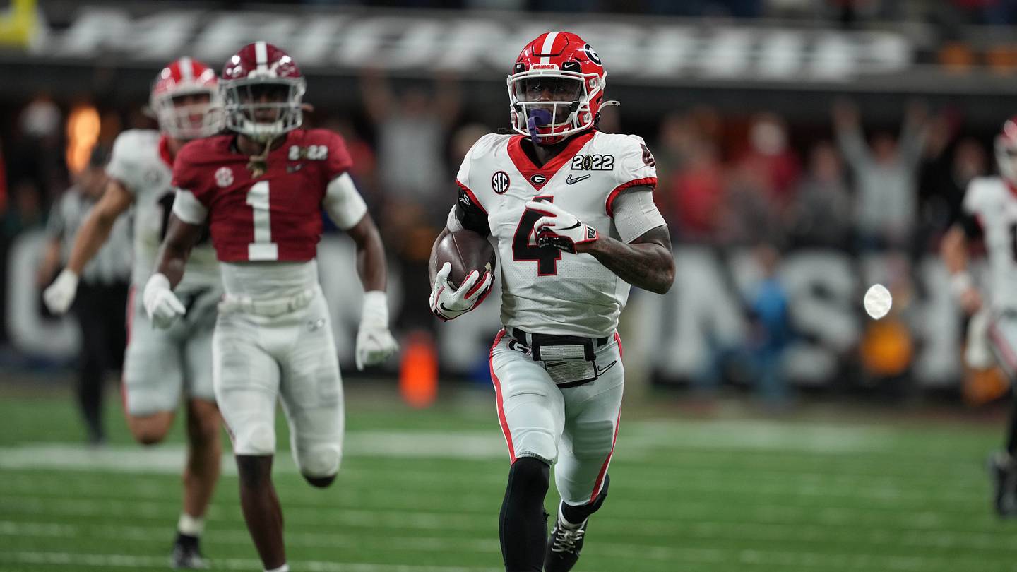 James Cook Says Georgia Would've Won Title, CFP Committee Knew Saban ...