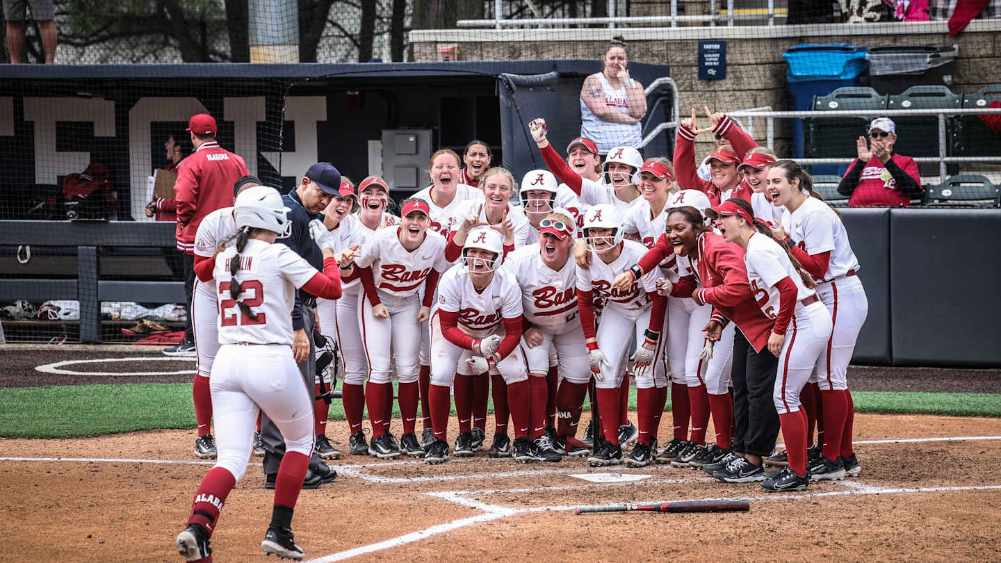 Alabama Softball Bats Come Alive in Run-Rule Shutout over Longwood ...
