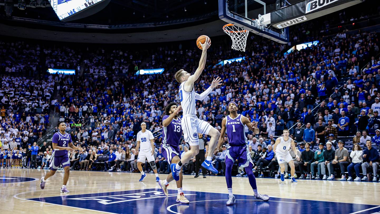 BYU Avoids Collapse, Hits Clutch Shots Late to Beat Kansas State - BYU ...