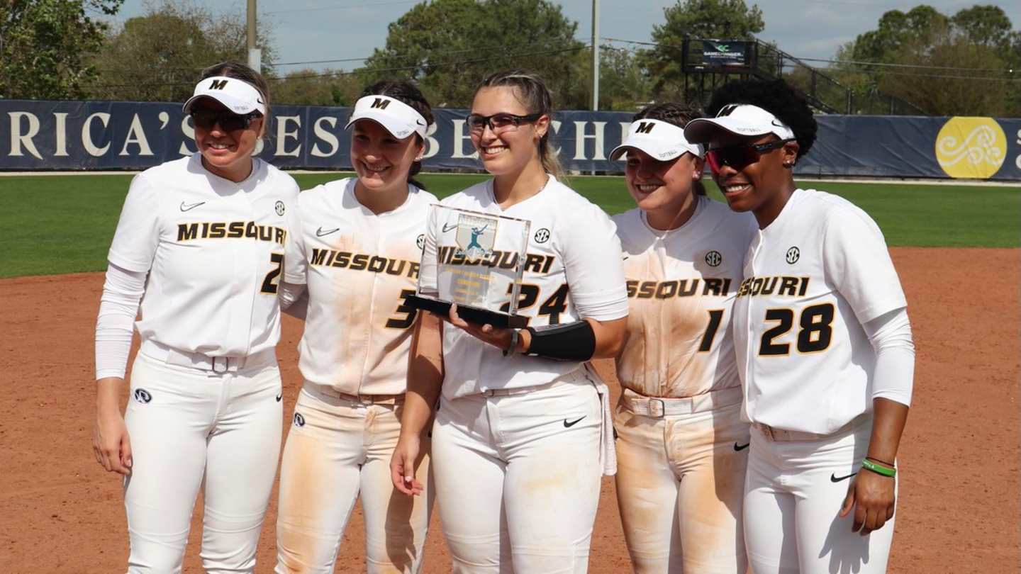 Missouri softball defeats Clemson, wins NFCA Division I Leadoff Classic ...