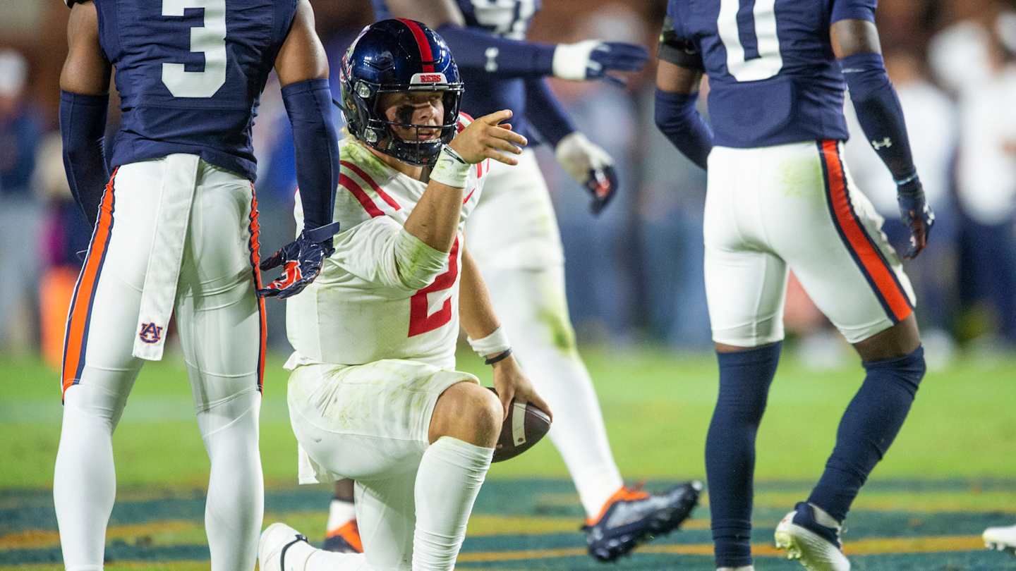 Ole Miss Rebels' Jaxson Dart Listed As Top-Five QB By CBS Sports ...