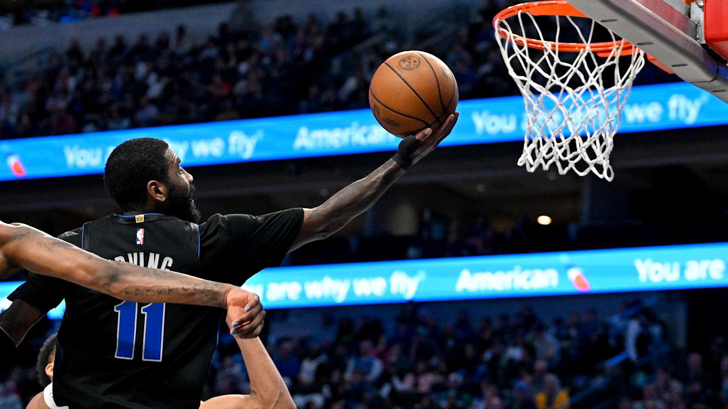 Dallas Mavs WATCH: Kyrie Irving's Unbelievable Layup Over Victor ...
