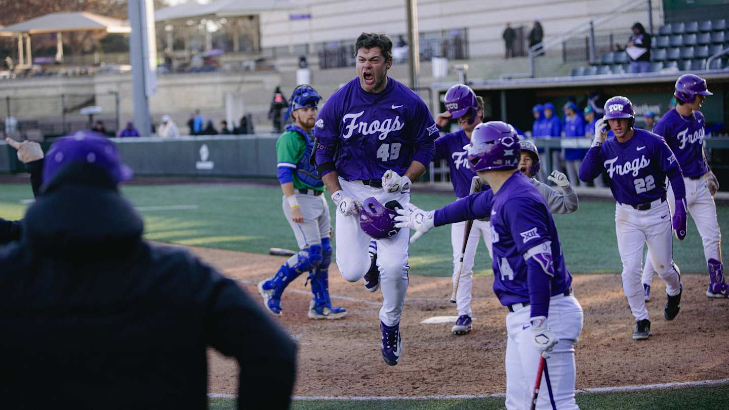 TCU Baseball: Comeback Frogs Rally Again for Second Straight Win ...