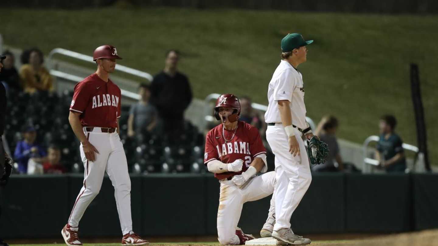 No. 16 Alabama Baseball Comes Back to Beat UAB in Extra Innings ...