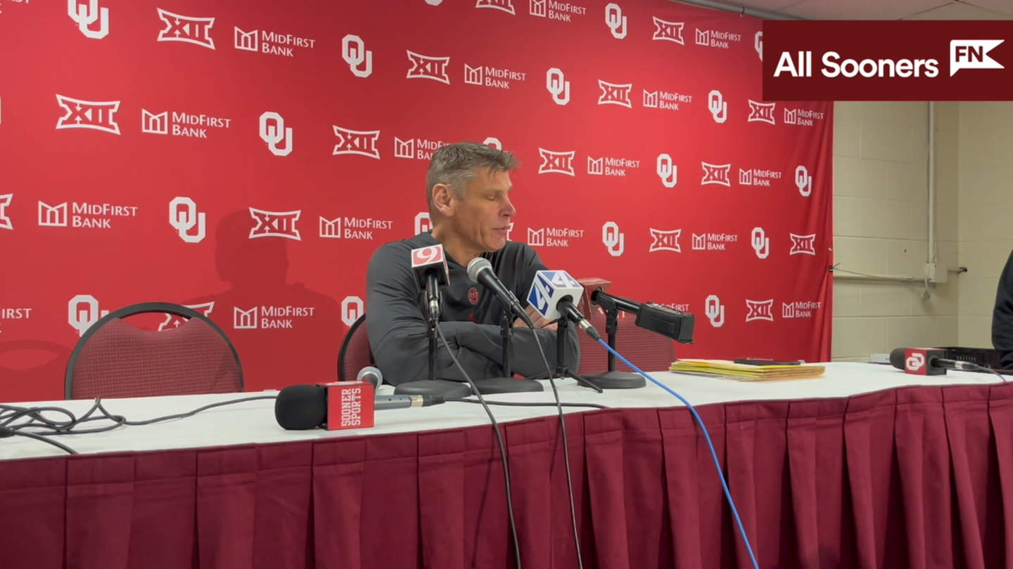WATCH: Oklahoma HC Porter Moser Interview Before No. 8 Iowa State ...