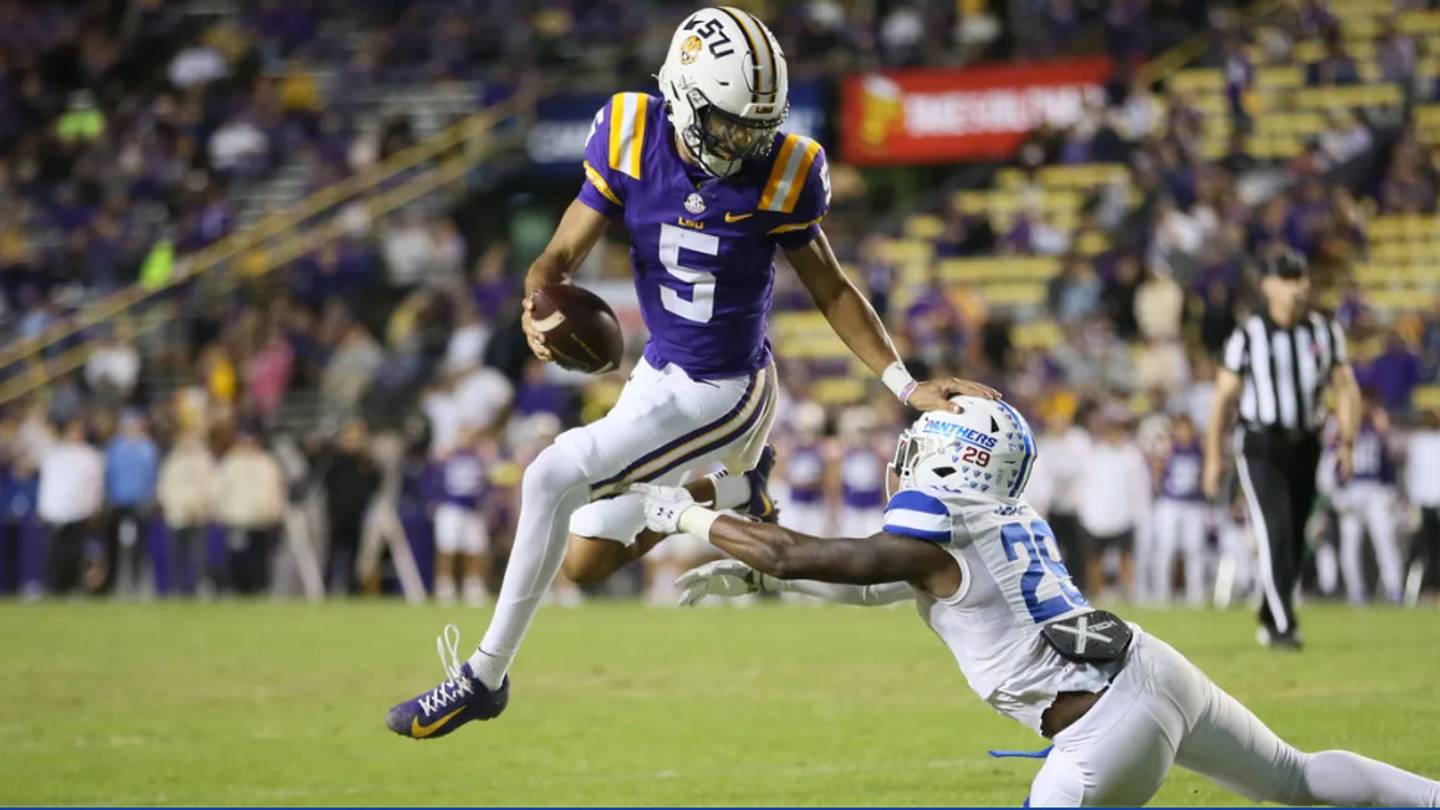 Jayden Daniels Appreciates Comparison to Baltimore Ravens' 'GOAT' Lamar ...