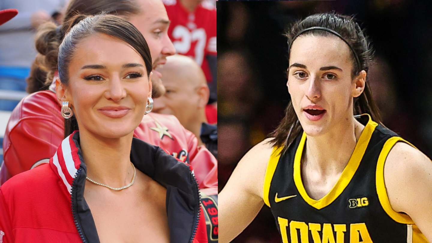 Kristin Juszczyk Designs Custom Jacket for Iowa’s Caitlin Clark ...