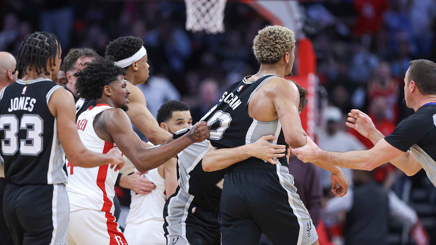 San Antonio Spurs' Jeremy Sochan Addresses Fight vs. Houston Rockets ...