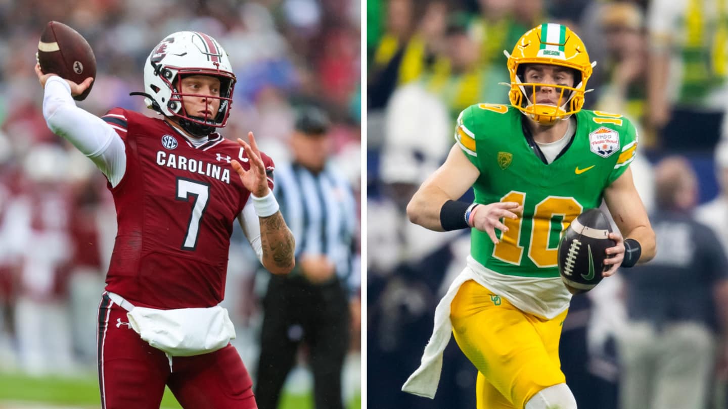 Finding Broncos: Oregon's Bo Nix vs. South Carolina's Spencer Rattler ...