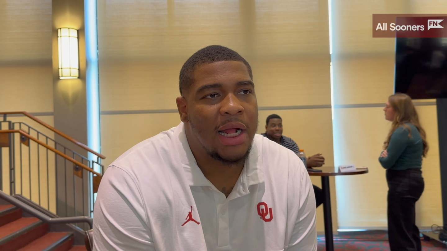 WATCH: Oklahoma OL Spencer Brown Spring Media Day - Sports Illustrated ...