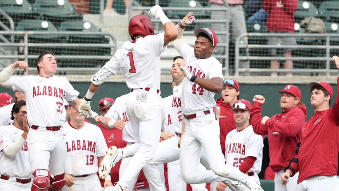 Crimson Hot Offense Propels Alabama Baseball Past Lipscomb - Sports ...