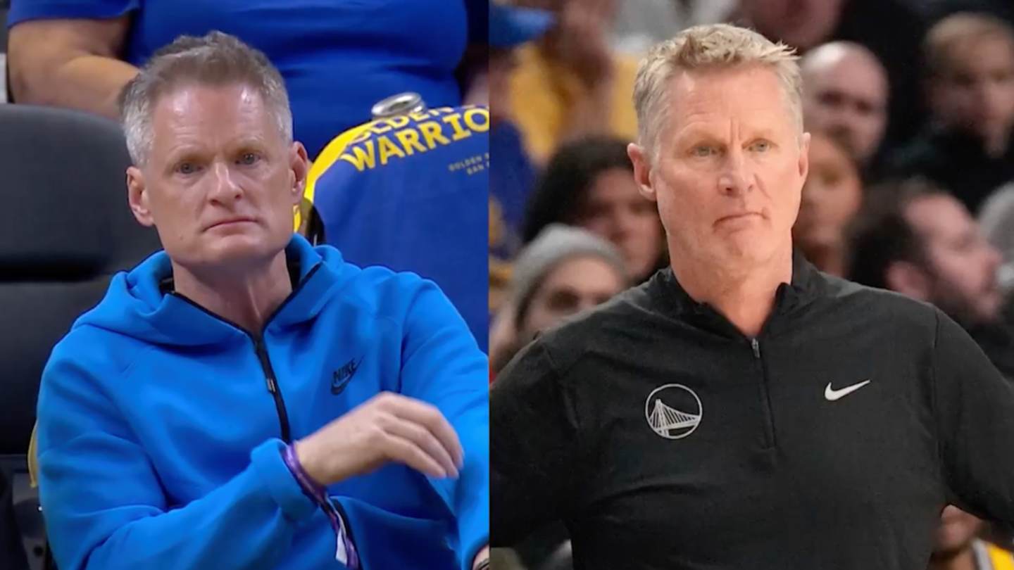 Steve Kerr Lookalike Went Viral During Spurs-Warriors TV Broadcast, and NBA Fans Had Jokes ...