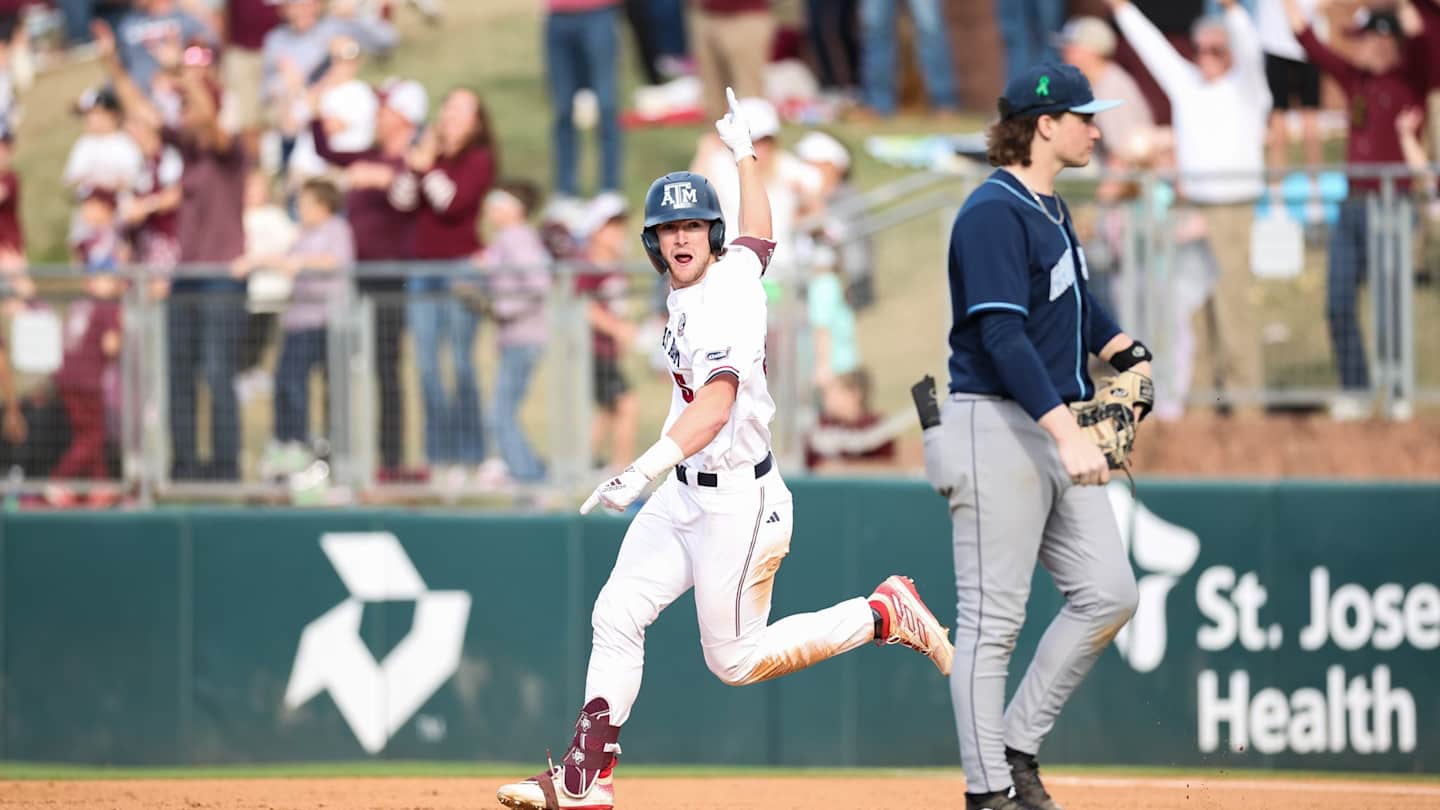 Hayden Schott Delivers 10th Inning Magic, Texas A&M Secures Series ...