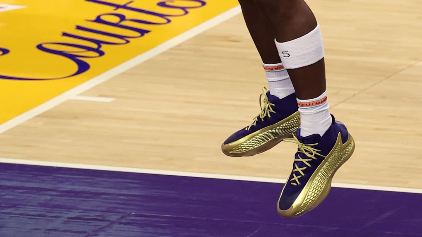 Anthony Edwards Debuts Adidas AE 1 'Atlanta Vikings' Colorway - Sports ...
