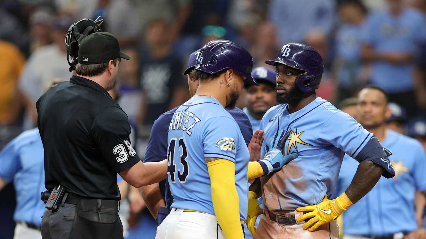 Benches Clear Twice Between New York Yankees, Rays - Sports Illustrated ...