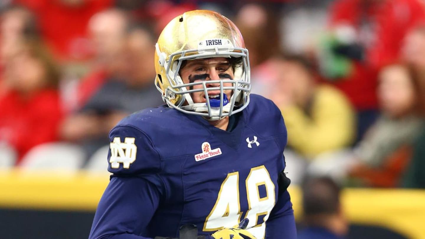 Former Notre Dame Linebacker Greer Martini Continues To Be Inspired By ...
