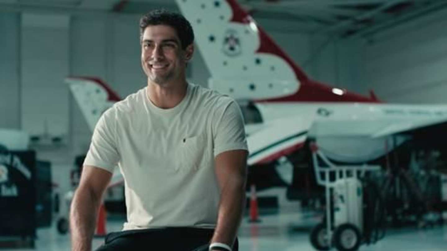 Las Vegas Raiders' Jimmy G joins '9G Club' with U.S. Air Force - Sports ...