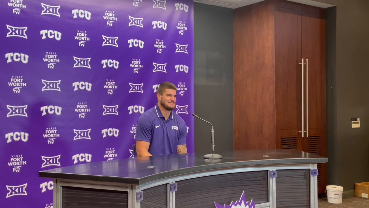 WATCH! TCU TE Jared Wiley Talks Excitement for Second Season in Fort ...