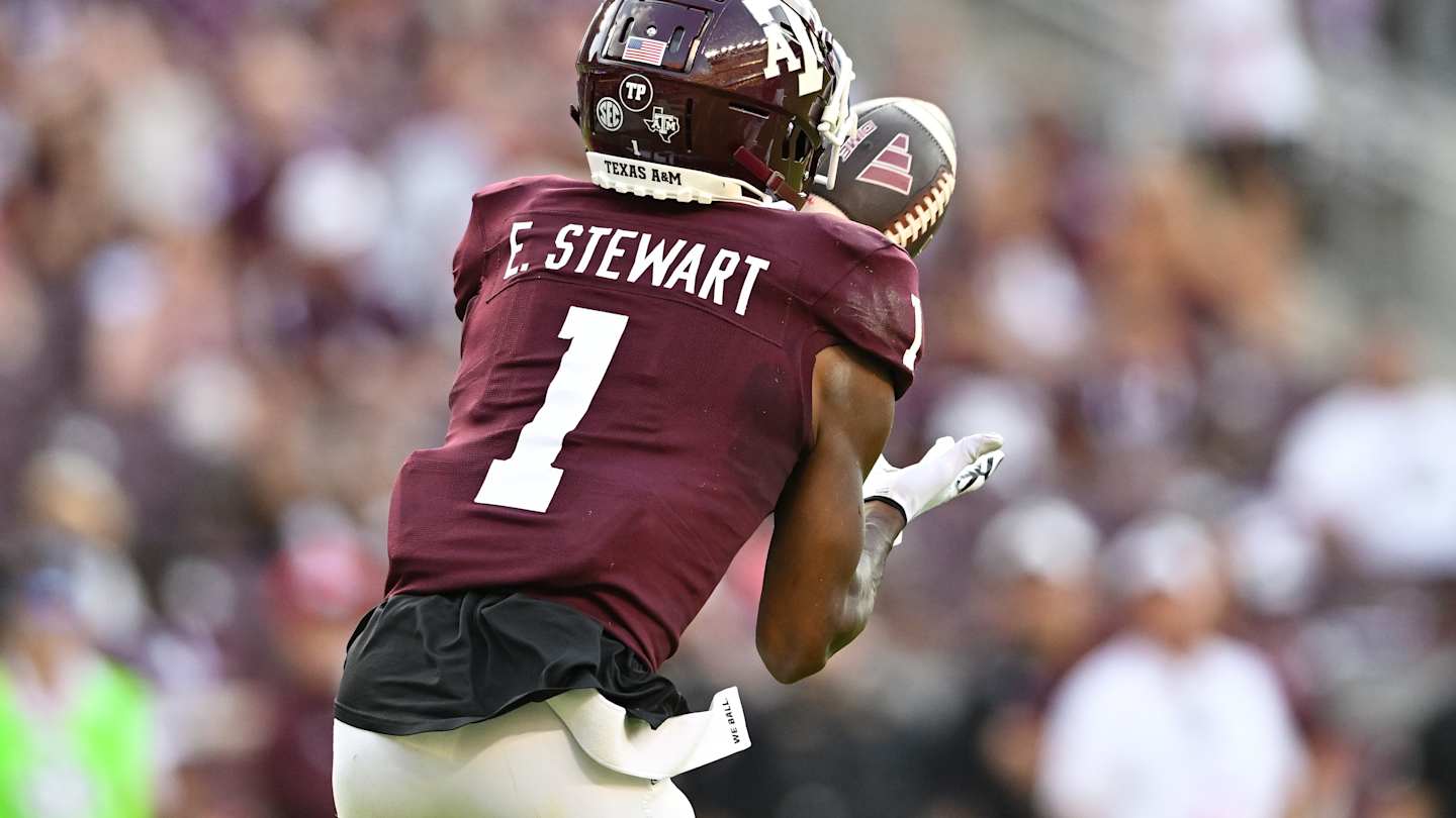 Texas A&M Aggies WR Evan Stewart Out vs. Louisiana-Monroe - Sports ...
