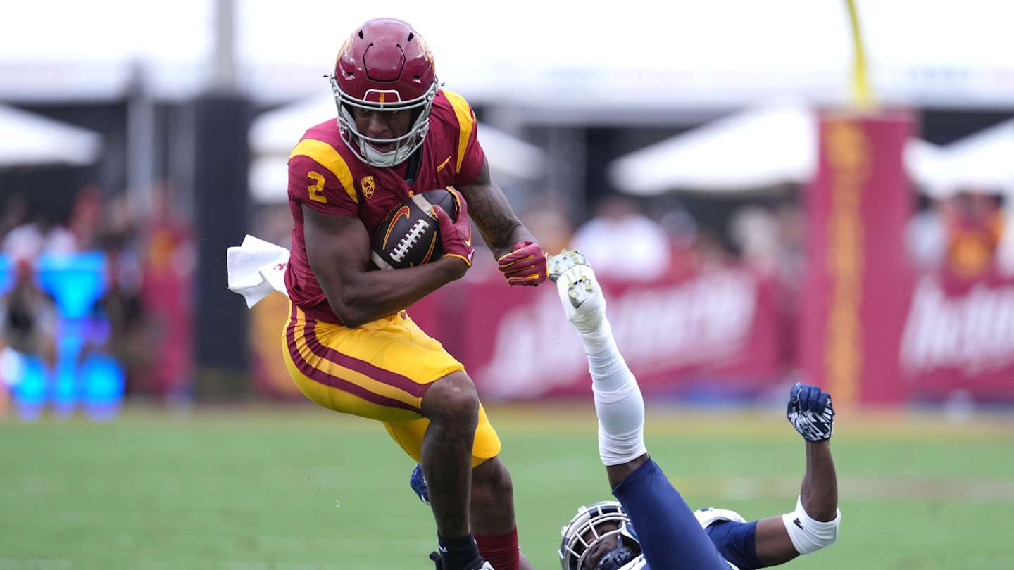 USC Football: WR Brenden Rice Weighs in on Teams' Talented Receiver ...