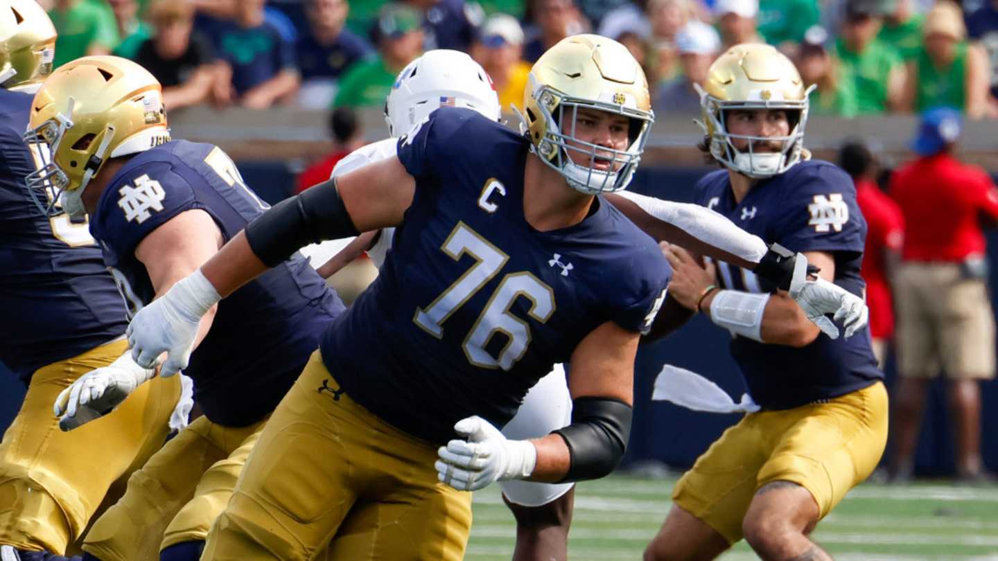 Notre Dame OL Joe Alt Goes Top 10 In Mel Kiper Jr. Mock Draft - Sports ...