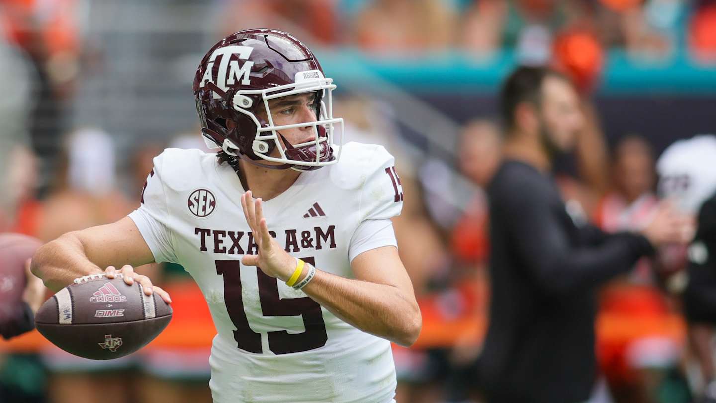 Texas A&M Aggies QB Conner Weigman Bright Spot In Loss To Miami ...