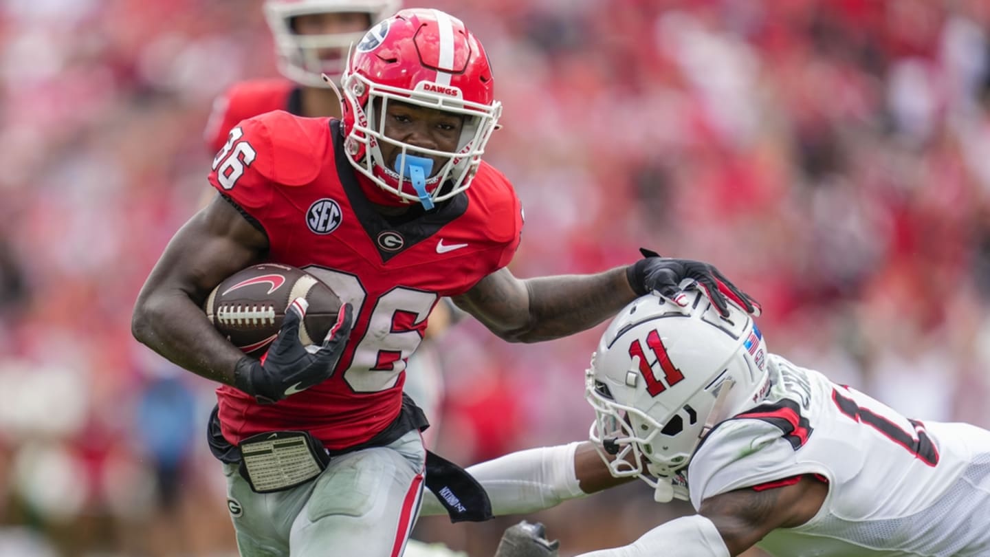 Georgia football history says running back could be the place for ...