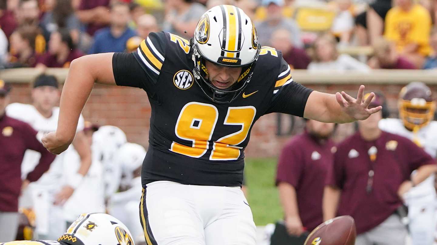 Watch: Missouri's Harrison Mevis kicks SEC record FG as time expires to ...