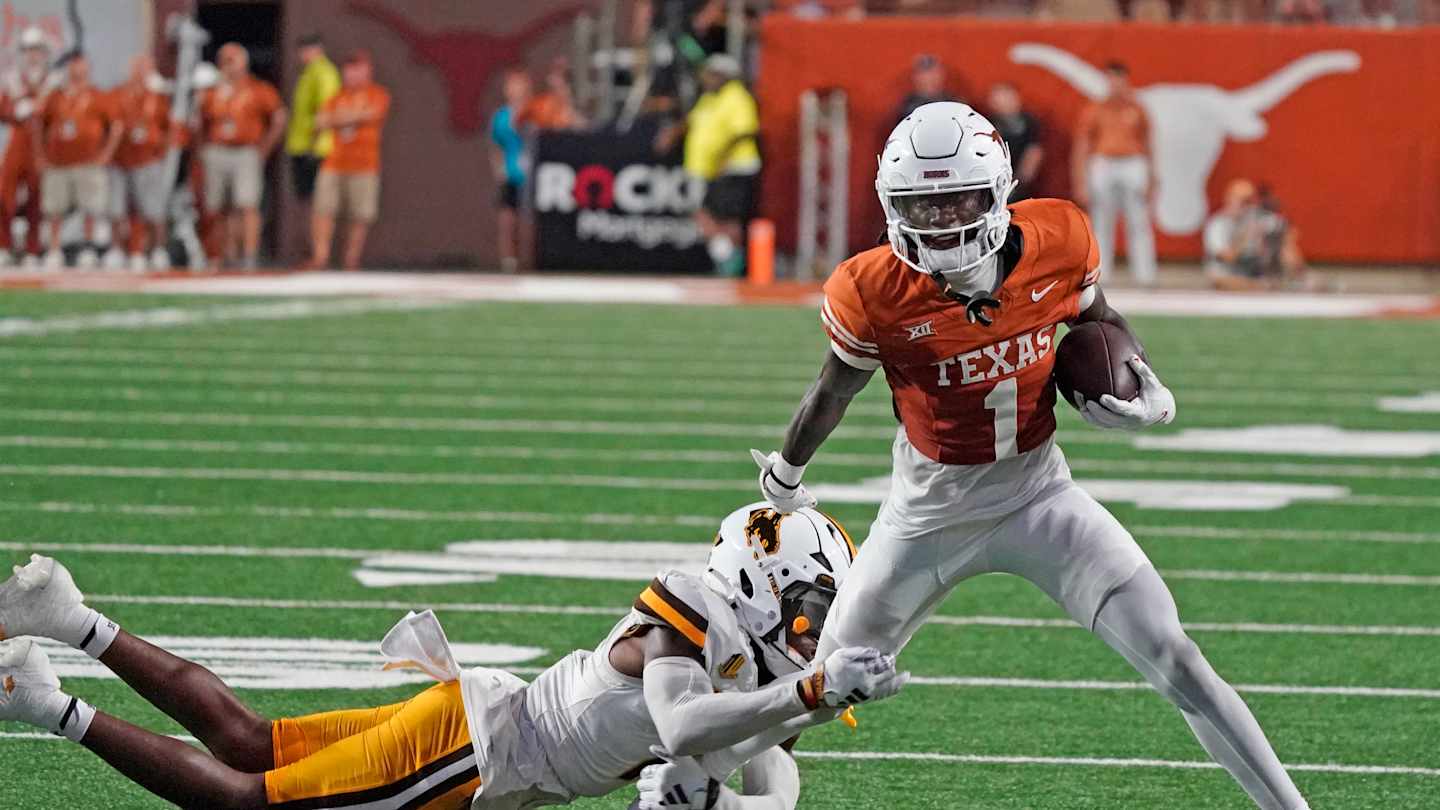 WATCH: Texas Longhorns' Xavier Worthy Flies Past BYU Cougars for Punt ...