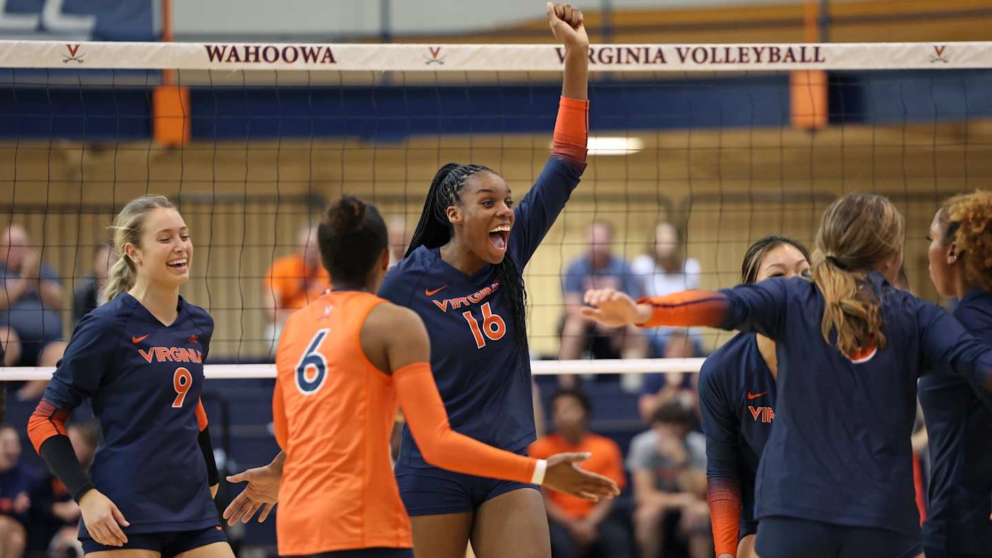 Virginia Volleyball Splits Matches at Jefferson Cup Invitational ...