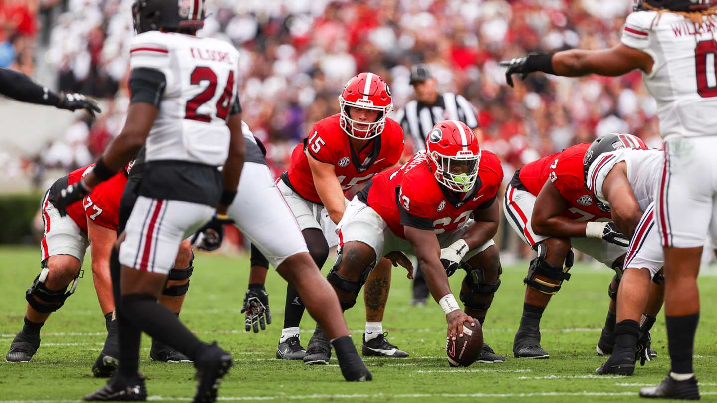 CFB Clock Rule Change Impacting Starts for Offense of Georgia Football ...