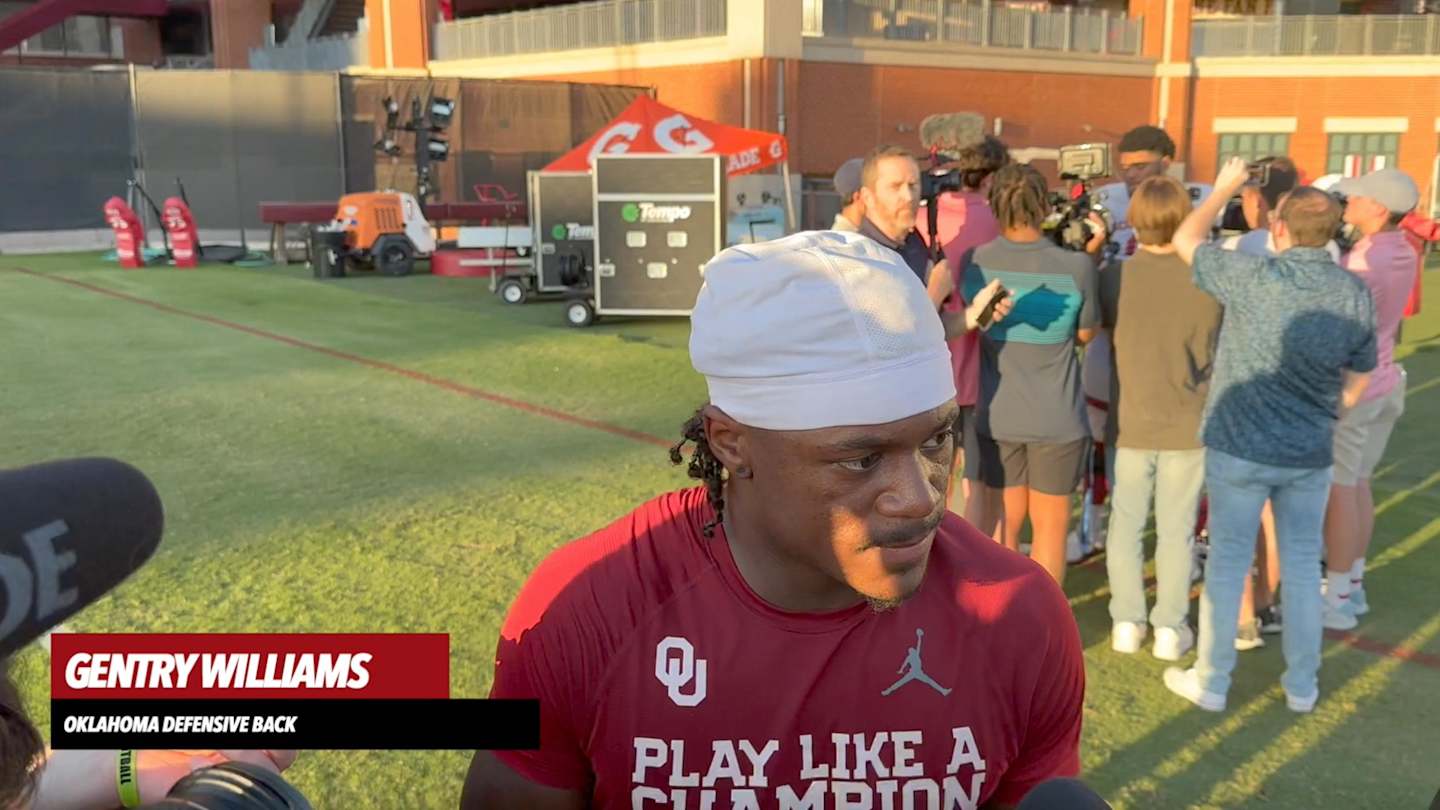 WATCH: Oklahoma DB Gentry Williams Interview - Sports Illustrated ...
