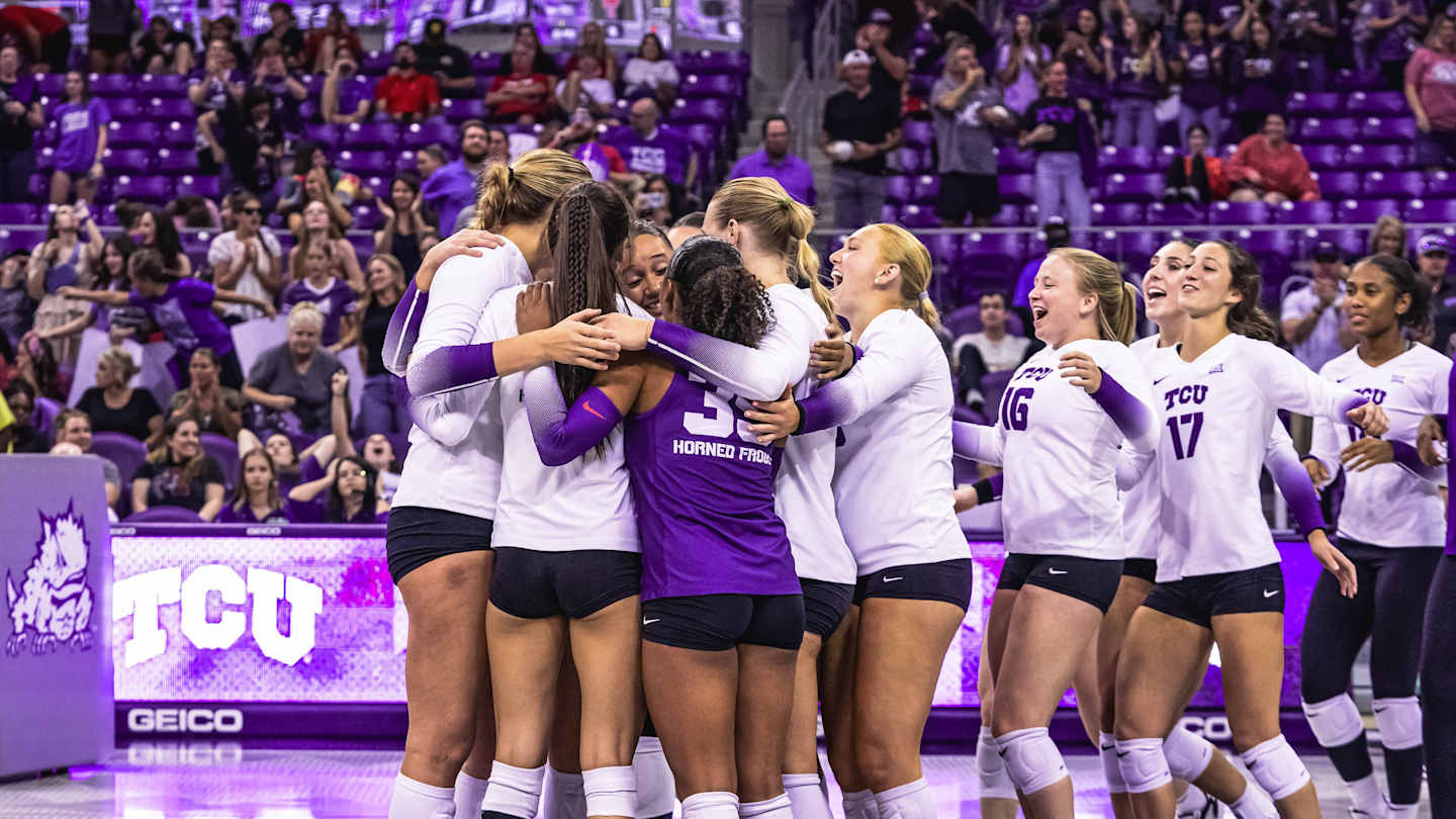 TCU Volleyball Sweeps Texas Tech and Remains Undefeated at Home - Sports Illustrated TCU Killer ...