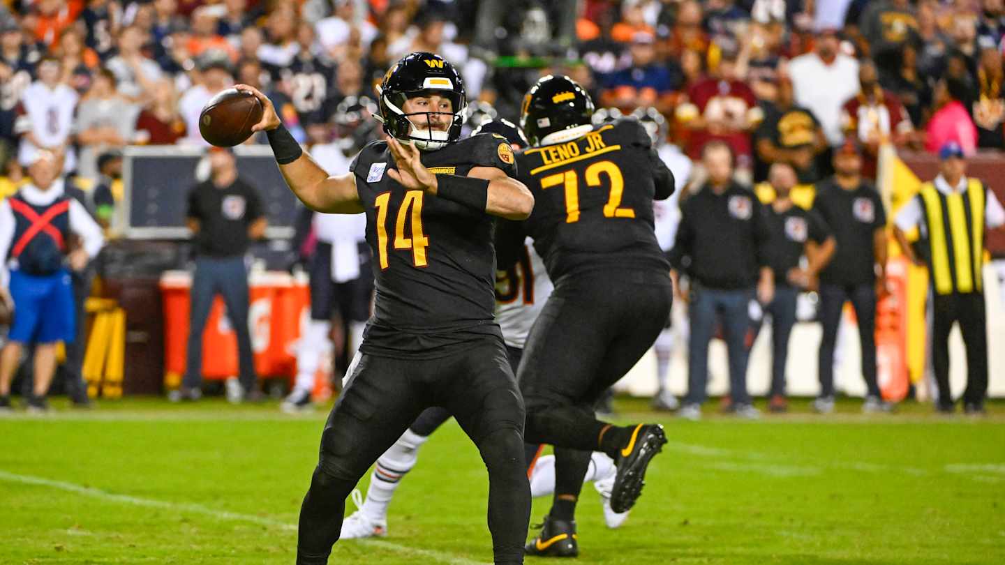 Washington Commanders' Sam Howell On Charles Leno's Absence: 'We're All ...