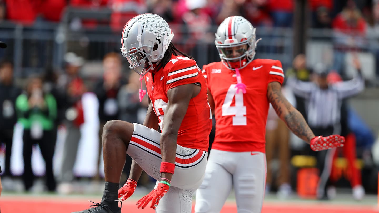 Ohio State Buckeyes WR Marvin Harrison Jr. Named 2023 Heisman Trophy ...