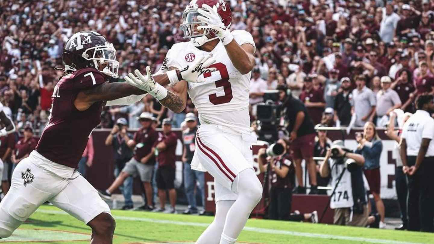 Jermaine Burton Has Emerged as Alabama's Go-To Wide Receiver - Sports ...