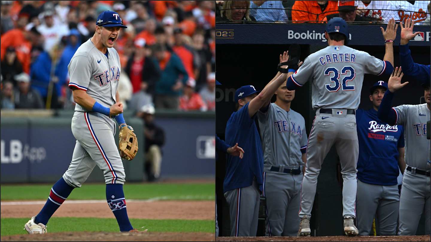 Dynamic Rookie Duo Evan Carter, Josh Jung Lead Texas Rangers To ALDS ...