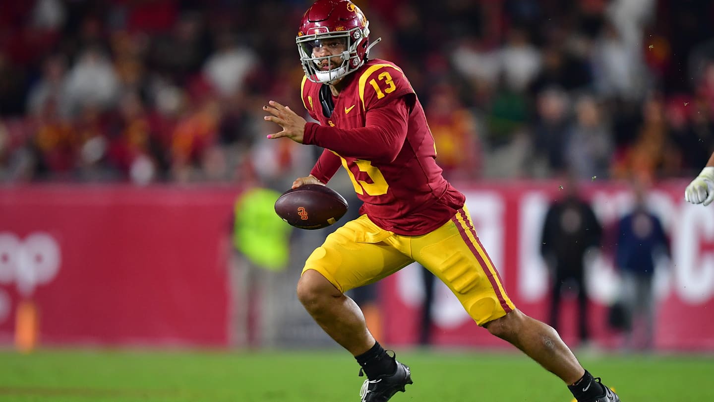 Caleb Williams Wore Psychedelic Adidas Sneakers Before USC Win - Sports ...