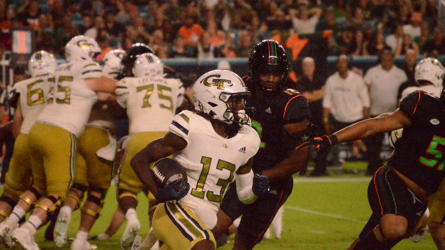 Georgia Tech Wide Receiver Eric Singleton Jr Finishes Second In ACC ...